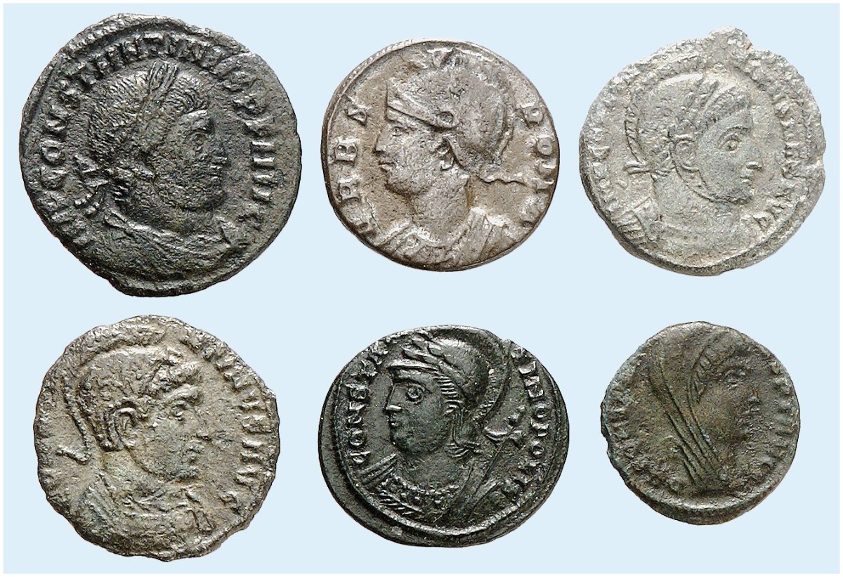 Constantinus I. Magnus, 307 - 337 - Lot von 6 ... - Heidelberger ...