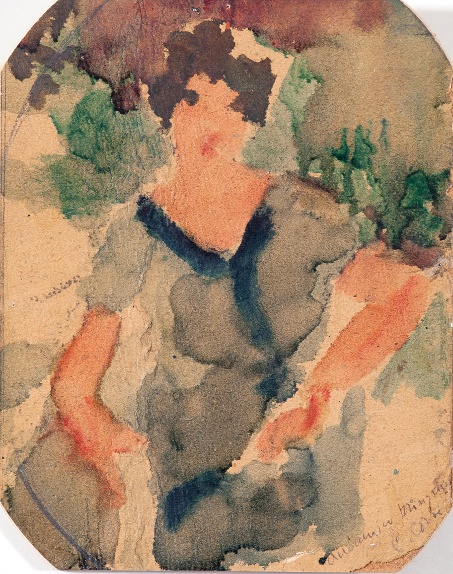 Carlo Corsi (1879 - 1966) , “Figura ... - Gregory's Auction House in ...