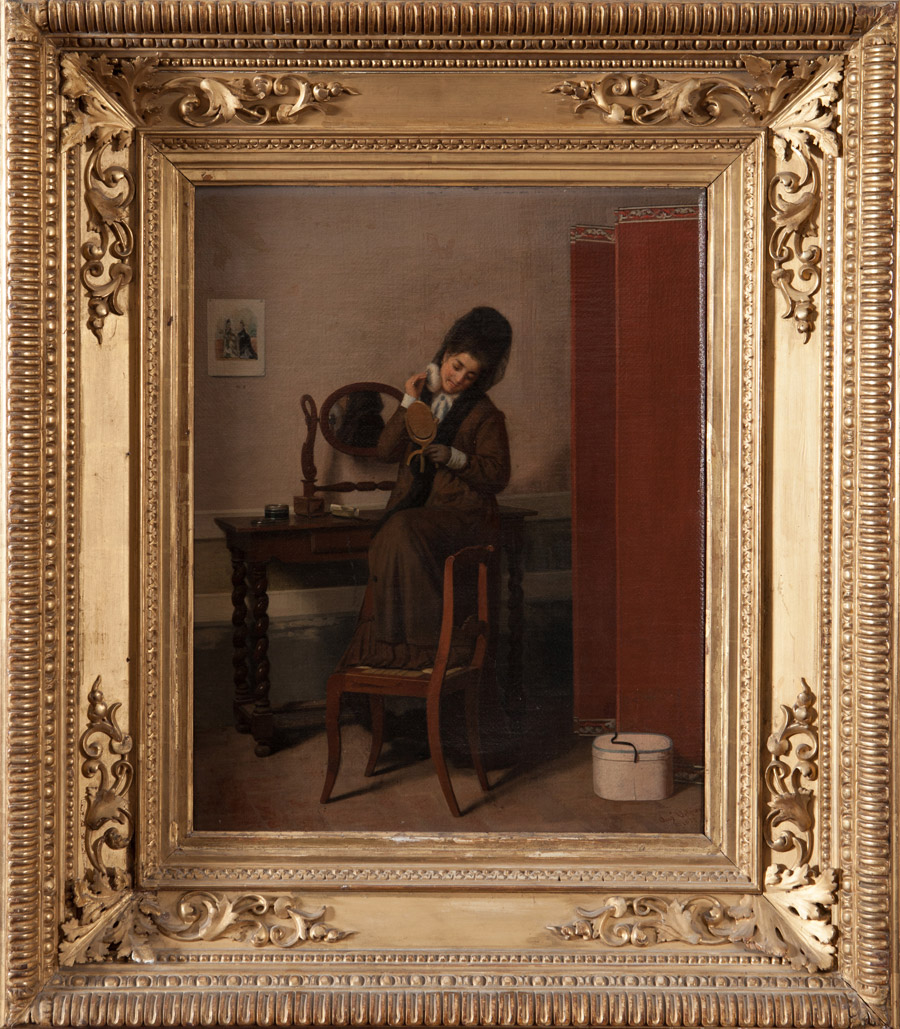 Augusto Volpini (1832-1911), “La toilette”, ... - Gregory's Casa d'Aste ...