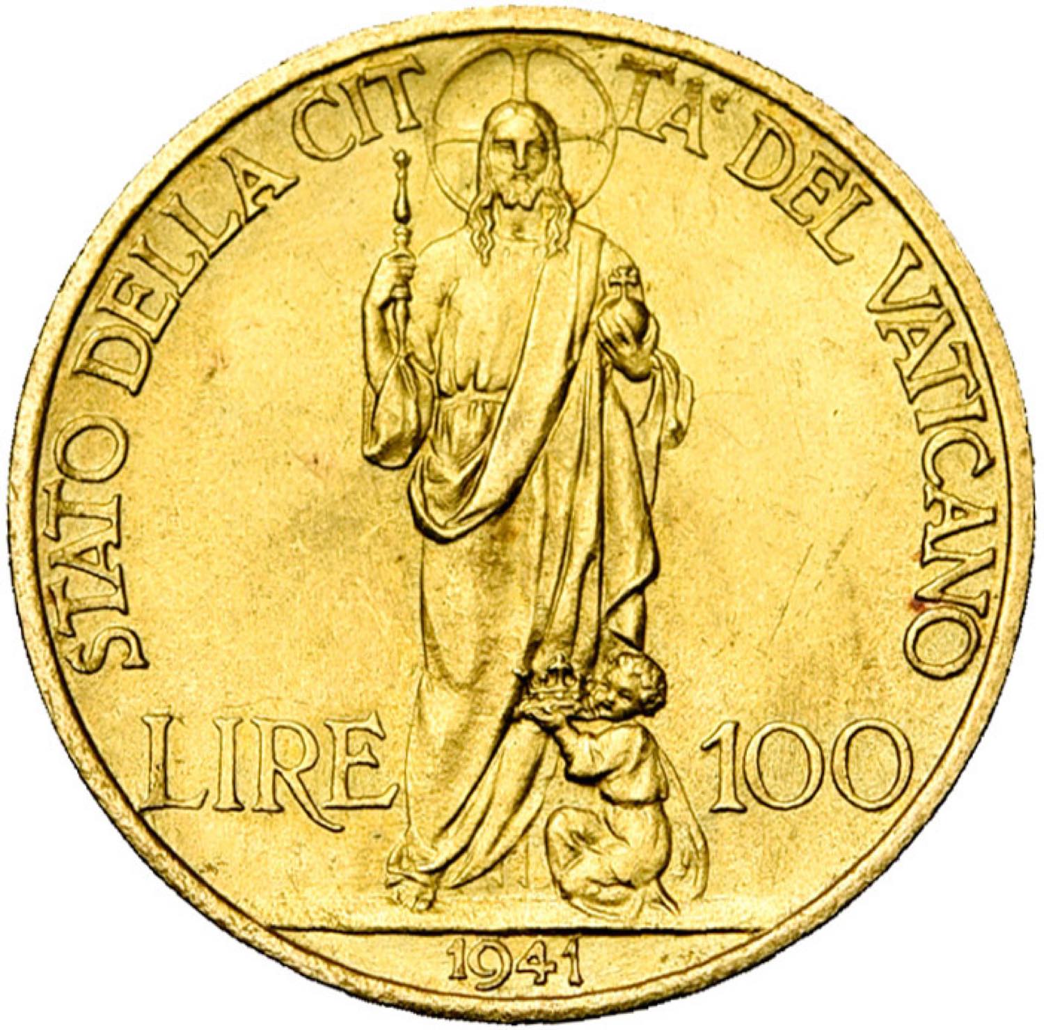 ITALIE, VATICAN, Pie XII (1939-1958), AV 100 ... - Jean Elsen & ses Fils Numismatic Auctions