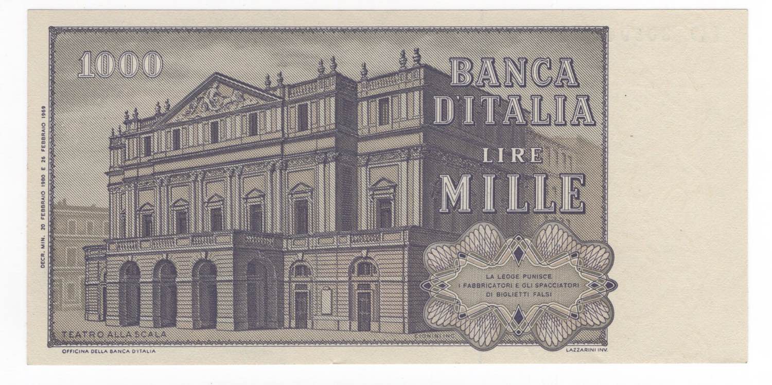 Repubblica Italiana (dal 1946) - Biglietto di ... - Numismatic Auctions ...