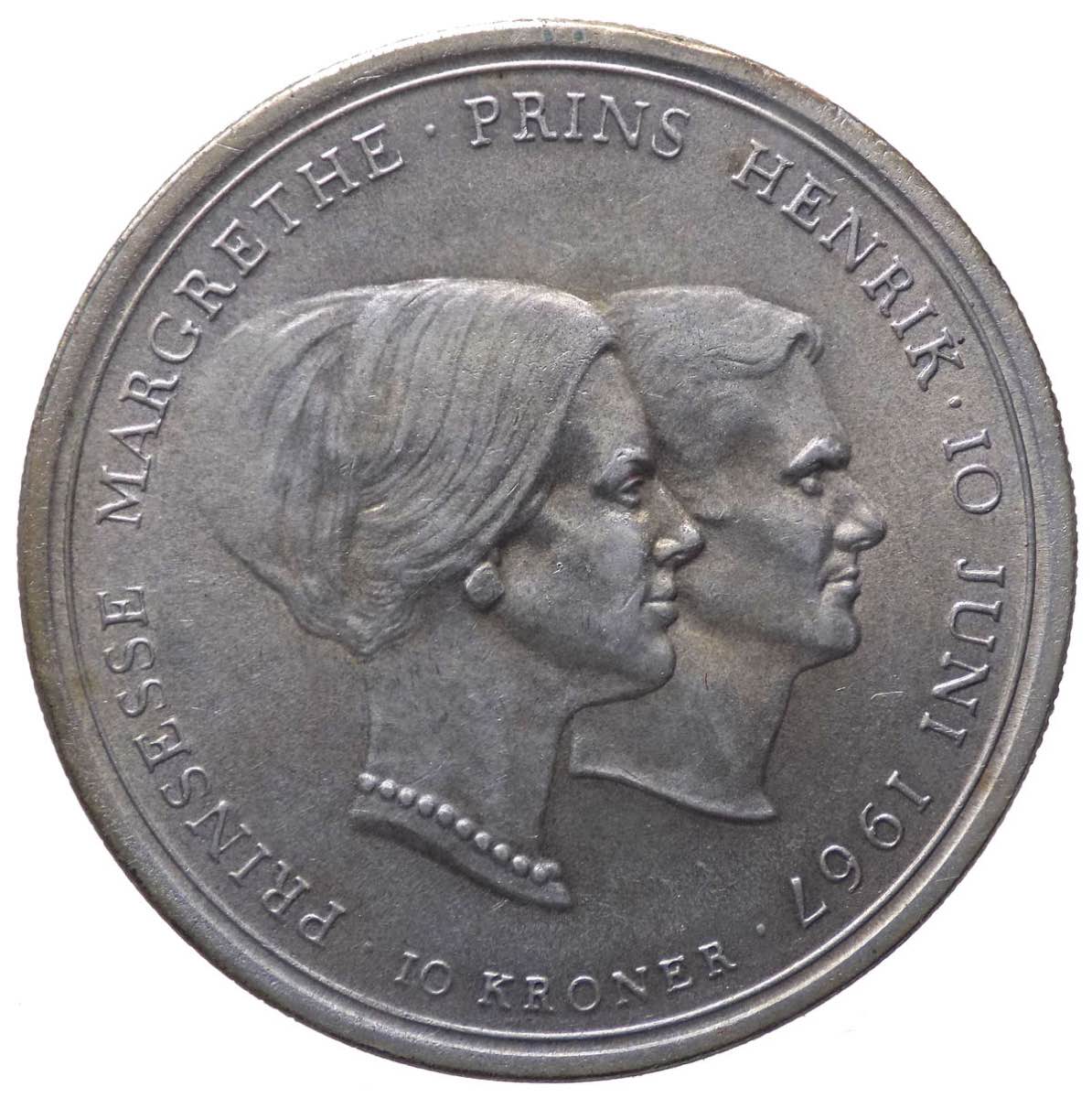 Danimarca - Re Federico IX (1947-1972) 10 Kronor ... - Numismatica ...