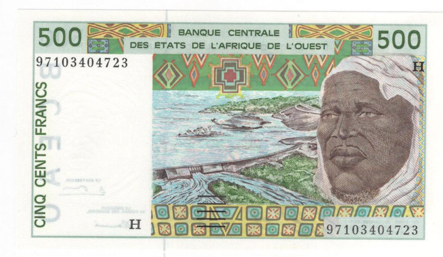 Niger (H) - 500 Francs CFA - P# 610H - Numismatic Auctions Numismatica ...