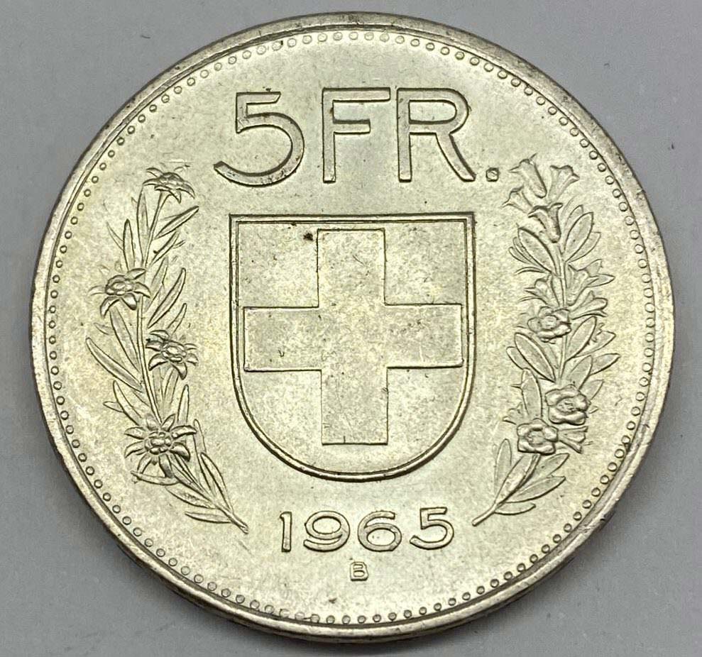 Svizzera - 5 Franchi 1965 - Ag - Numismatic Auctions Numismatica Ferrarese