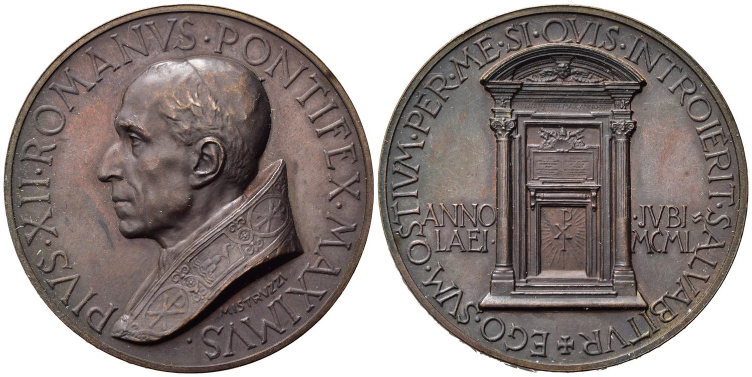 ROMA. Pio XII (1939-1958) Medaglia Anno Santo ... - Antivm Numismatica Numismatic Auctions