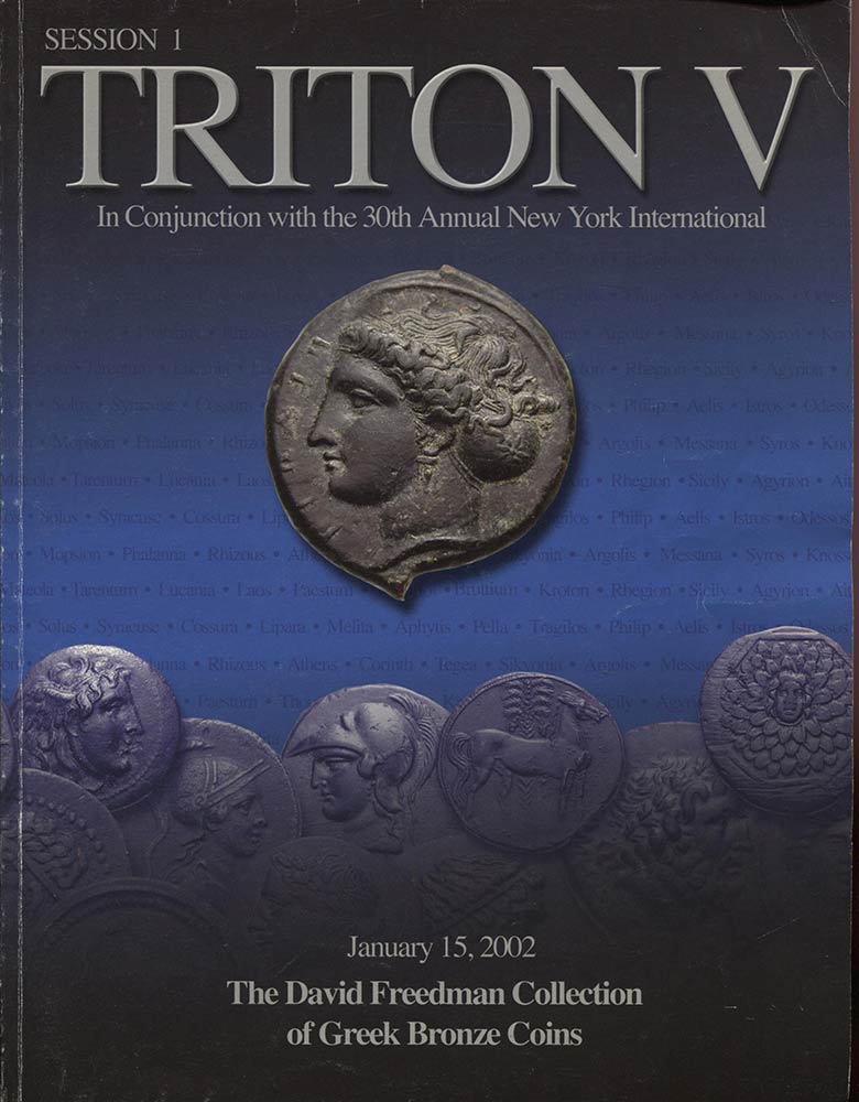 CNG. TRITON V. The David Freedman Collection of ... - Bertolami Fine Art
