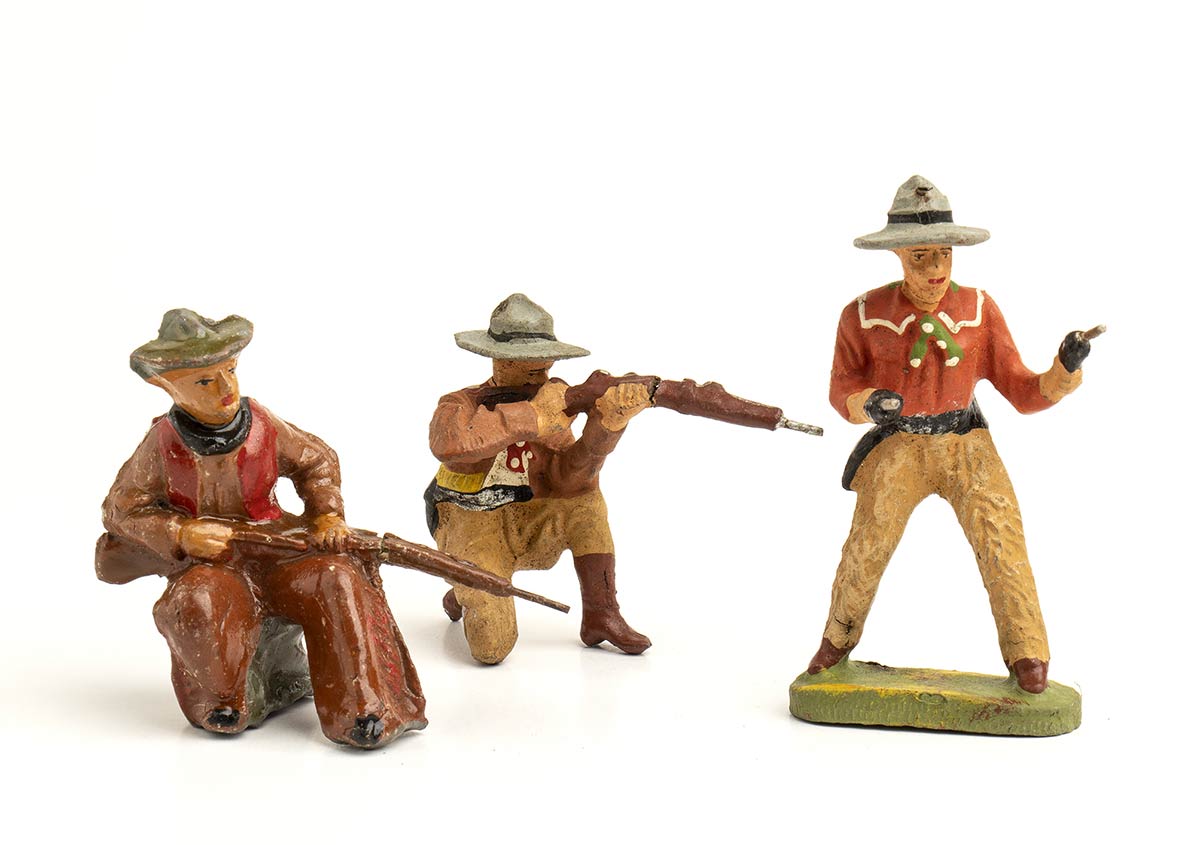 Lineol, Elastolin, vario - GermanyCow boysLot of ... - Bertolami Fine Art