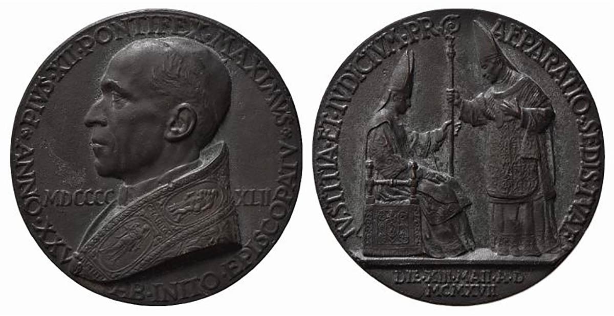 ROMA. Pio XII (1939-1958). Medaglia 1942. 25° ... - Bertolami Fine Art