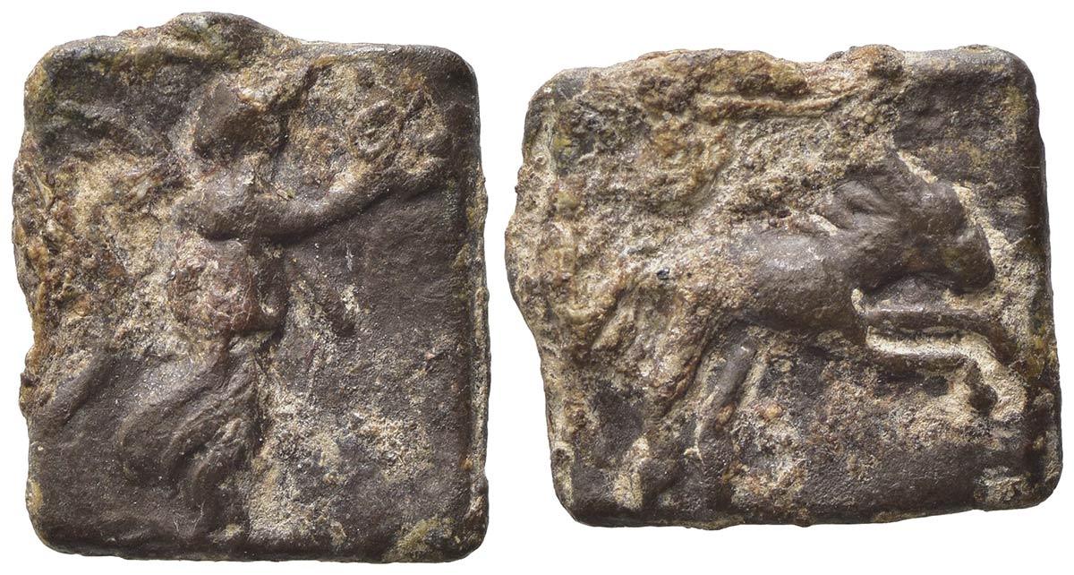 Greek-Roman PB Tessera, c. 2nd-3rd century AD ... - Bertolami Fine Art