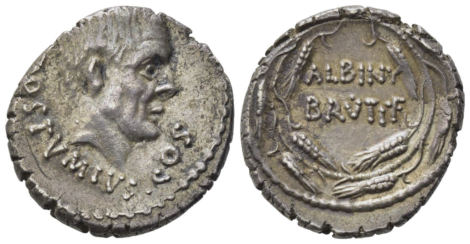 Roman Imperatorial, Albinus Bruti f., Rome, 48 ... - Bertolami Fine Art
