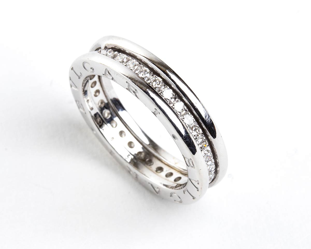Diamond gold ring, model B zero - mark of ... - Bertolami Fine Art