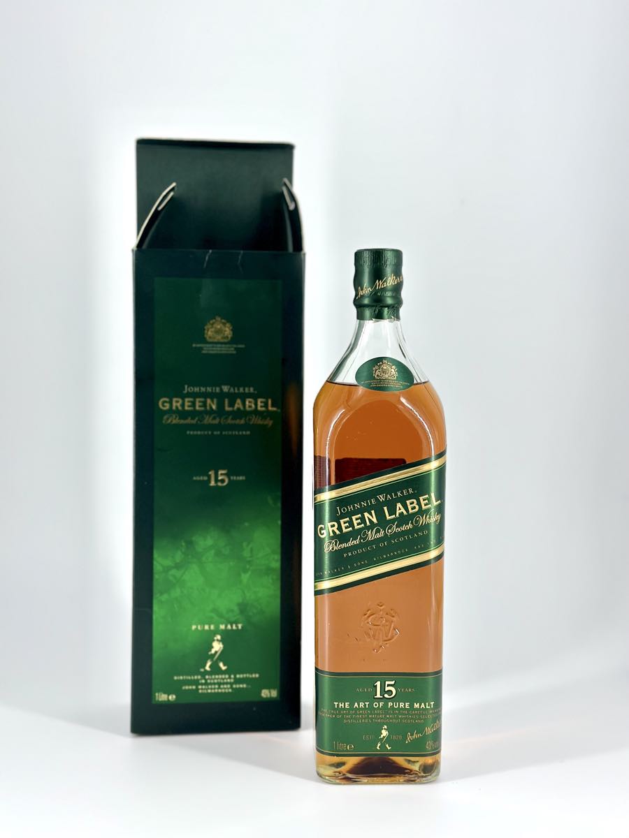Johnnie Walker Green Label 15 Year Old Blended ... - Bertolami Fine Art