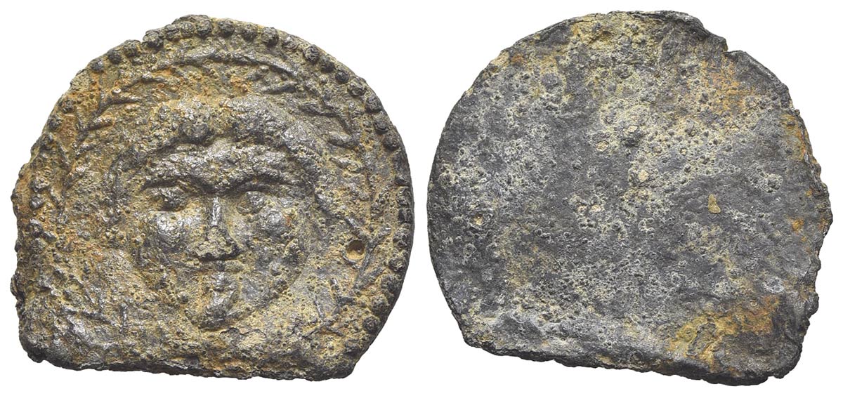 Greek-Roman PB Tessera, c. 1st century BC - 1st ... - Bertolami Fine Art