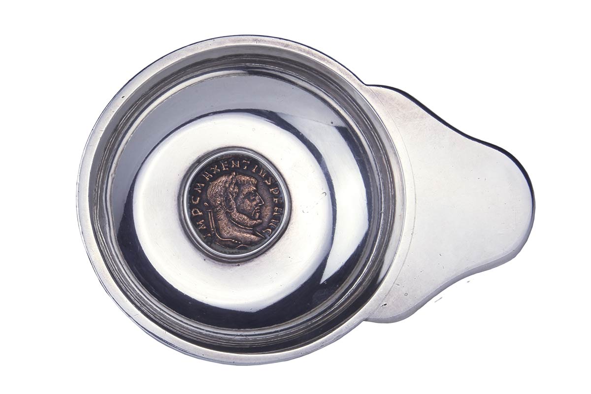 Italian sterling silver tastevin - mark of ... - Bertolami Fine Art