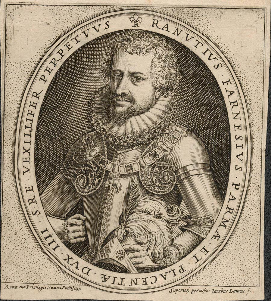 Giacomo Lauro (1561-1650)Portrait of Ranuccio ... - Bertolami Fine Art