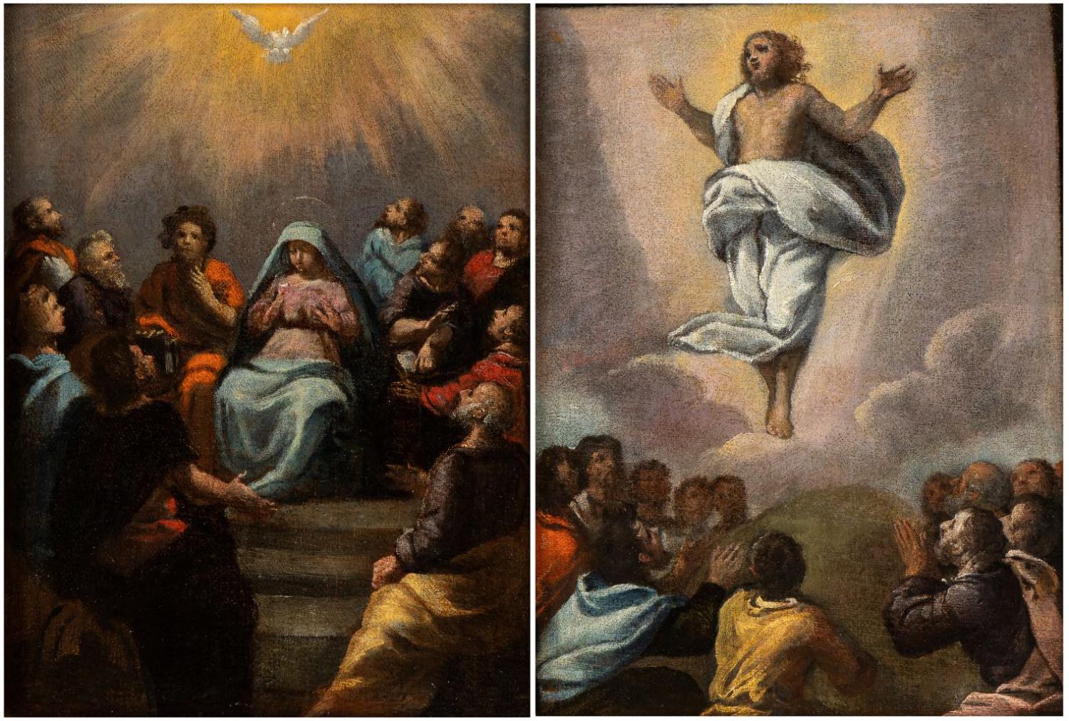 a) The Ascension of Christ; b) The Pentecost - Bertolami Fine Art