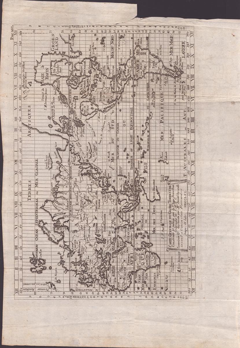 General map of the terrestrial globe, ... - Bertolami Fine Art
