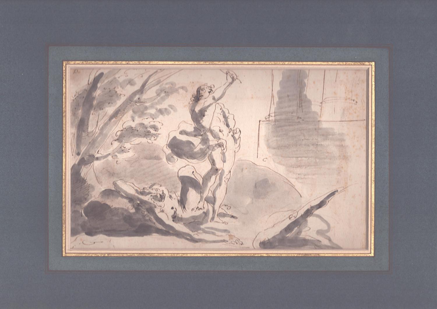 David and Goliath, Roman school, 18th century ... - Bertolami Fine Art