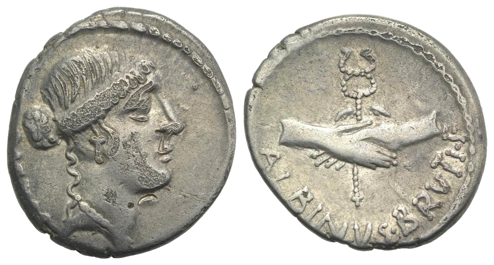 Roman Imperatorial, Albinus Bruti f., Rome, 48 ... - Bertolami Fine Art