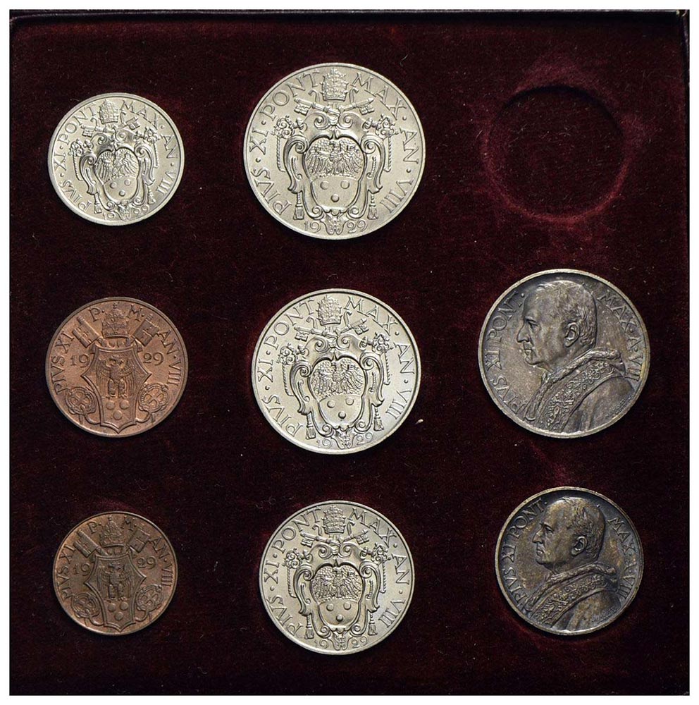 ROMA - Pio XI (1922-1939) - Serie - 1929 - 8 ... - Bertolami Fine Art