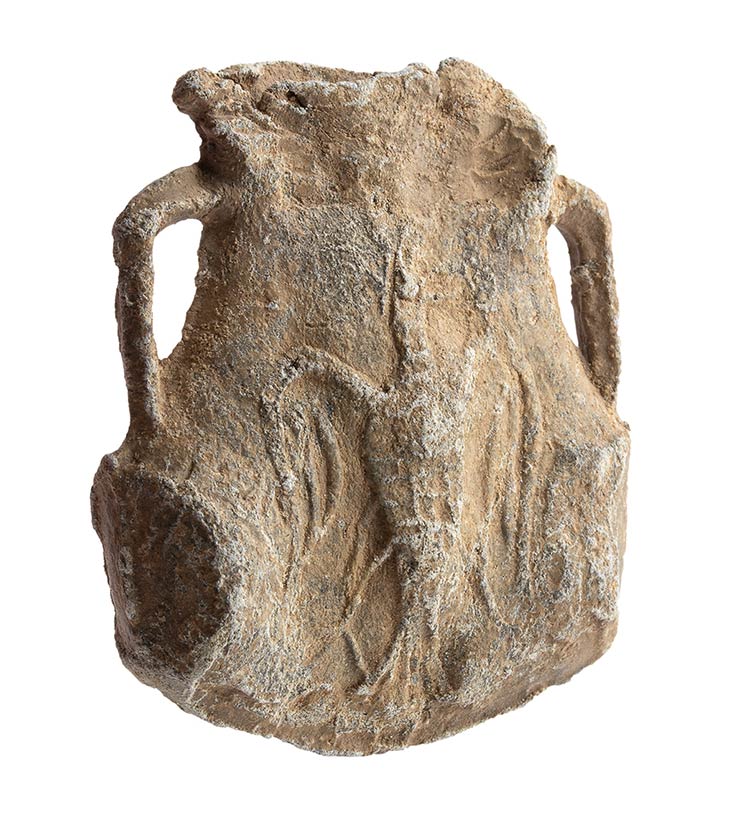 Medieval Pilgrims Lead Ampulla, 11th -14th ... - Bertolami Fine Art
