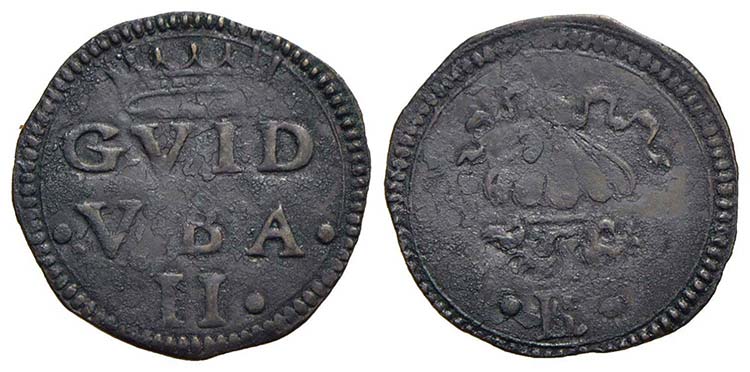 URBINO - Guidobaldo II (1538-1574) - Quattrino - ... - Bertolami Fine Art