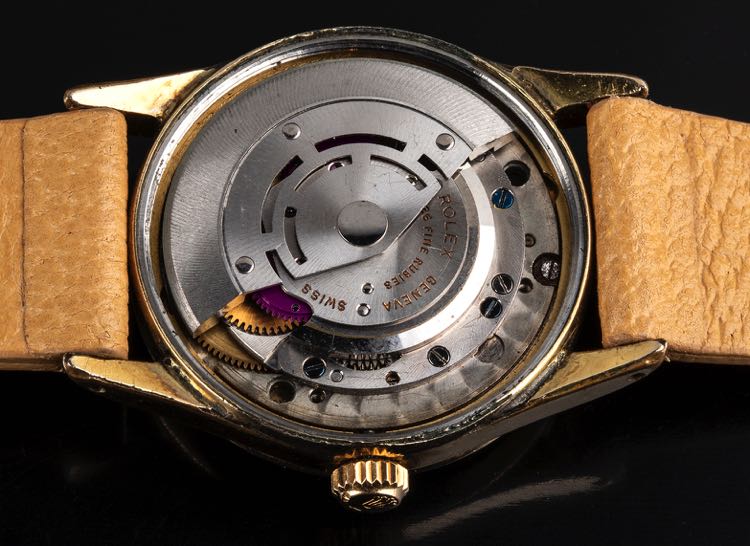 Rolex Explorer guilloche dial ref 5506 Gold ... - Bertolami Fine Art