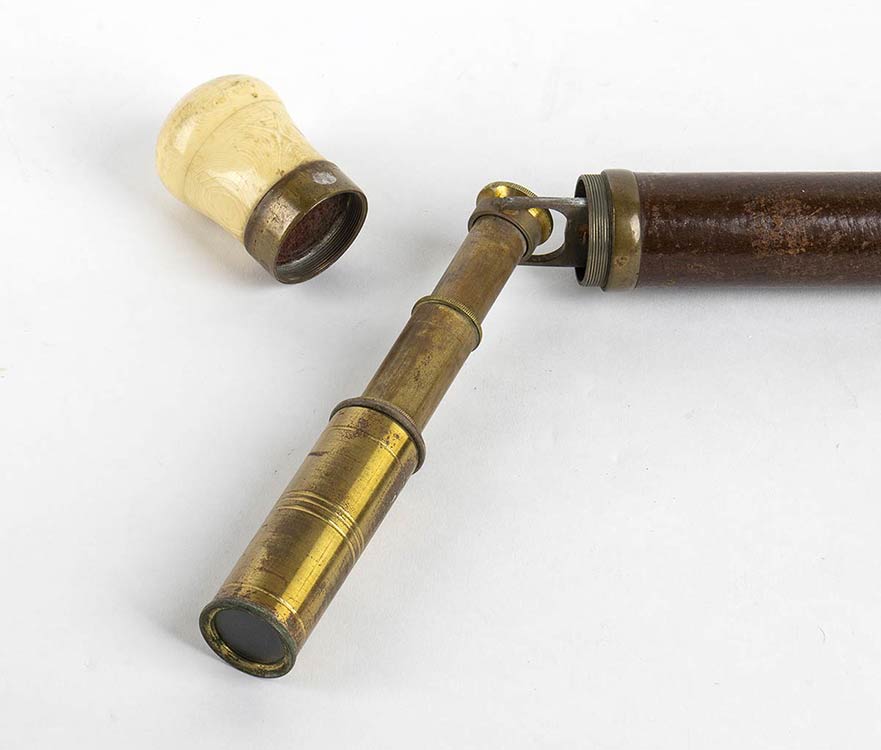 Antico bastone da passeggio inglese accessoriato ... - Bertolami Fine Art