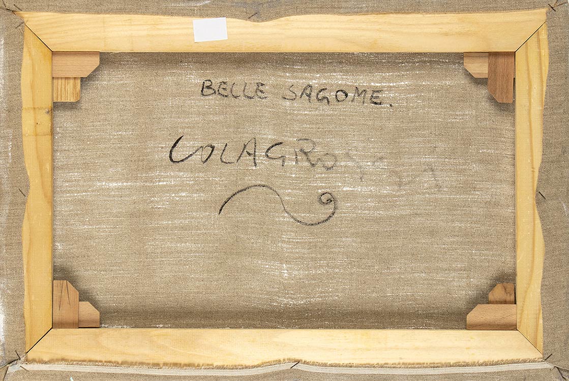 ANGELO COLAGROSSI (Roma, 1960)Belle sagome Olio ... - Bertolami Fine Art