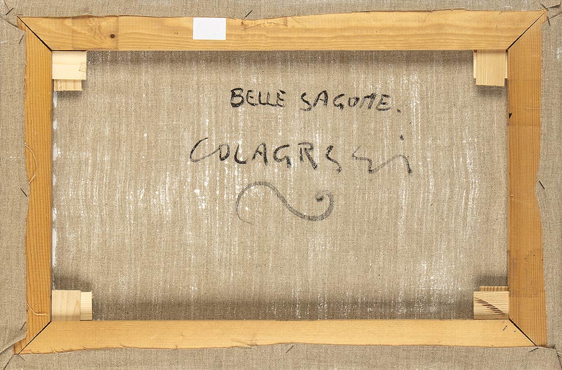 ANGELO COLAGROSSI (Roma, 1960)Belle sagome Oil on ... - Bertolami Fine Art