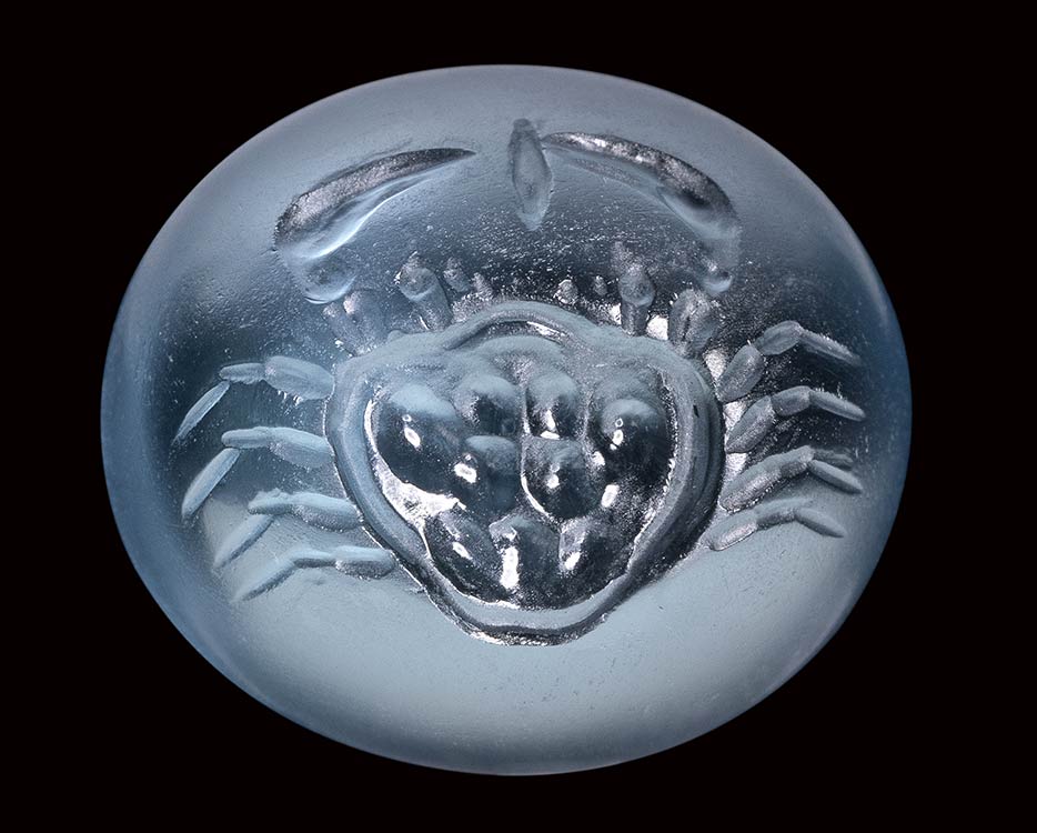 A rare greek hellenistic beryl intaglio. ... - Bertolami Fine Art