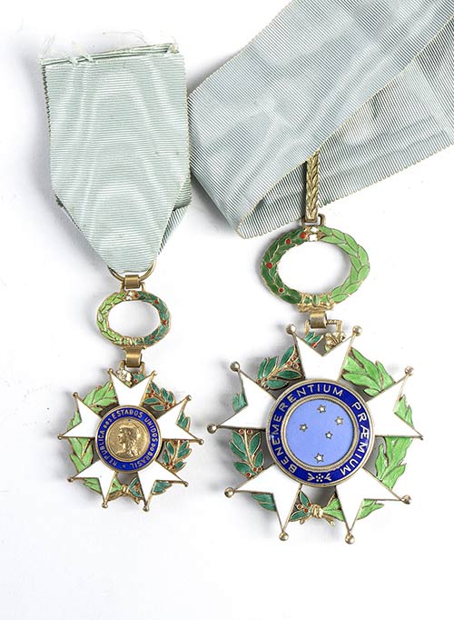 BRASIL Order of the Southern Cross, lot of two ... - Bertolami Fine Art