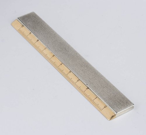 Italian silver and gold ruler - mark of ... - Bertolami Fine Art