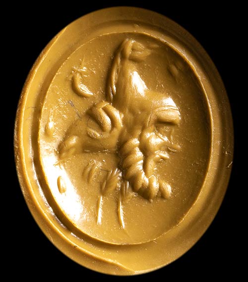 A ROMAN CARNELIAN INTAGLIO SET IN A MODERN SOLID ... - Bertolami Fine Art