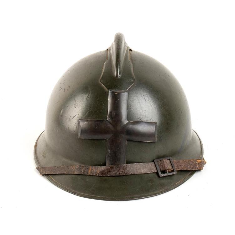 Italian-made helmet with frontal cross in ... - Bertolami Fine Art