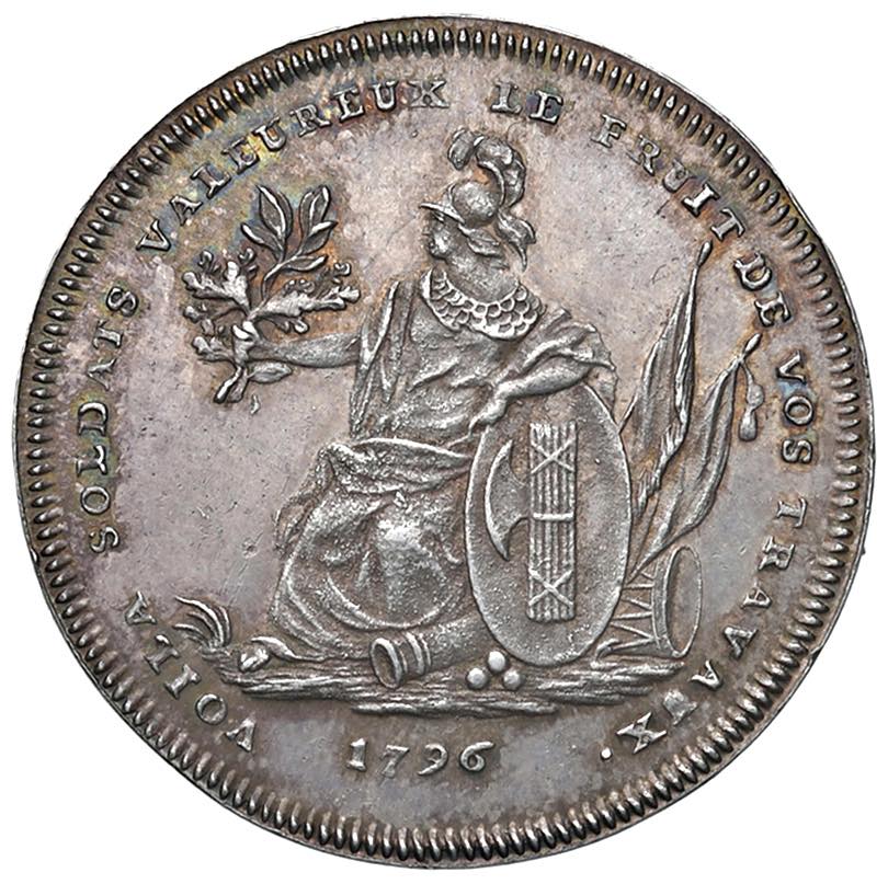 Selezione di monete e medaglie di età napoleonica dal 1796 al 1818 ...