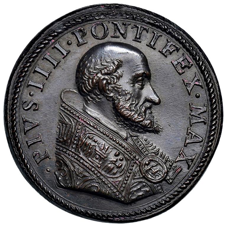 Pio IV (1559-1565) Medaglia riconio 1561 Nuove ... - Nomisma Aste ...
