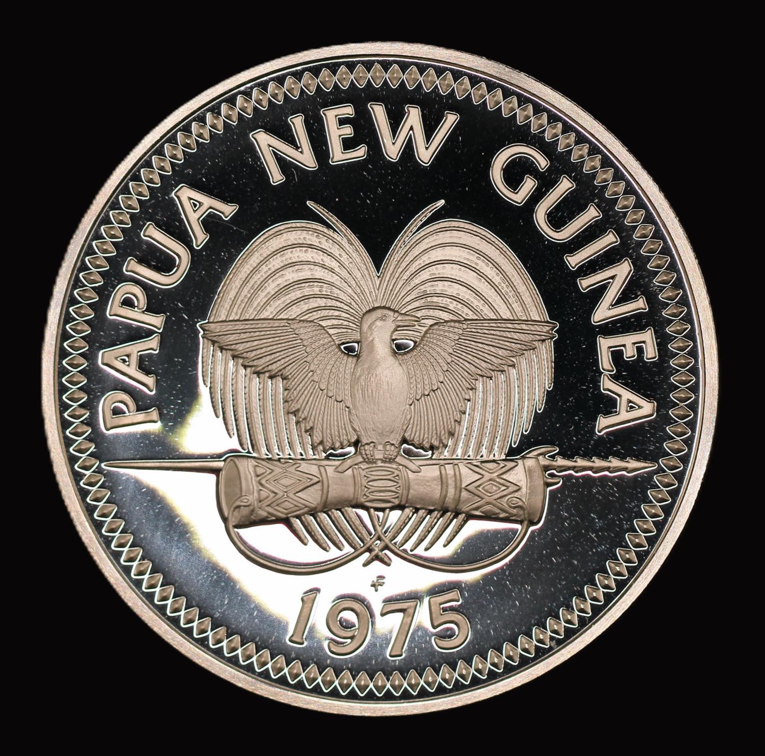 Papua New Guinea. 10 Kina 1975 Silver. Proof - 17 Auctions - Numismatic ...