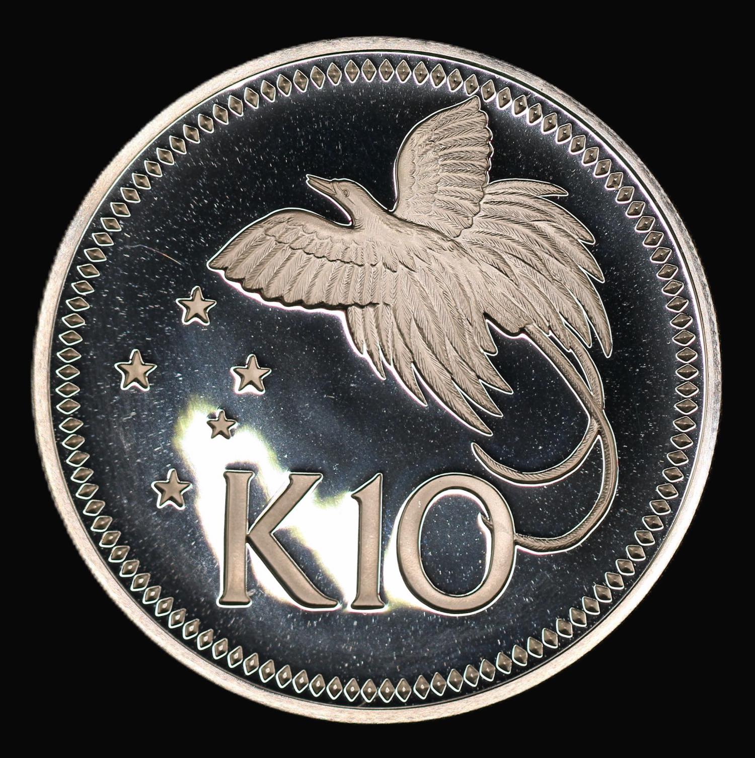 Papua New Guinea. 10 Kina 1975 Silver. Proof - 17 Auctions - Numismatic ...