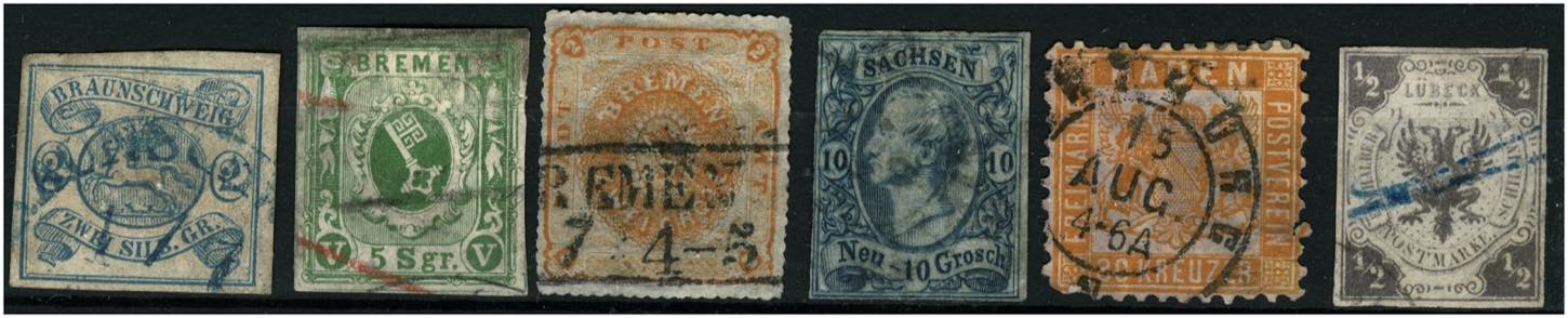 Old German States - German Empire - German Colonies - Danzig - Saar ...