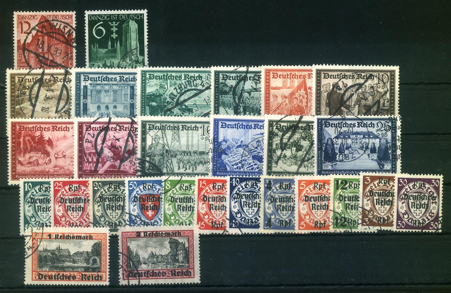 Old German States - German Empire - German Colonies - Danzig - Saar ...