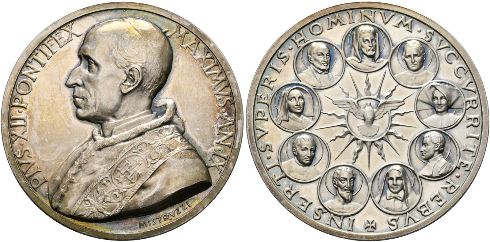 ITALIEN - Vatikan - Pius XII. 1939-1958 - ... - HD Rauch - Subastas Numismáticas