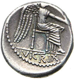 PORCIA - M. Porcius Cato (89 a.C.) Denario. ... - Numismatic Auctions ...