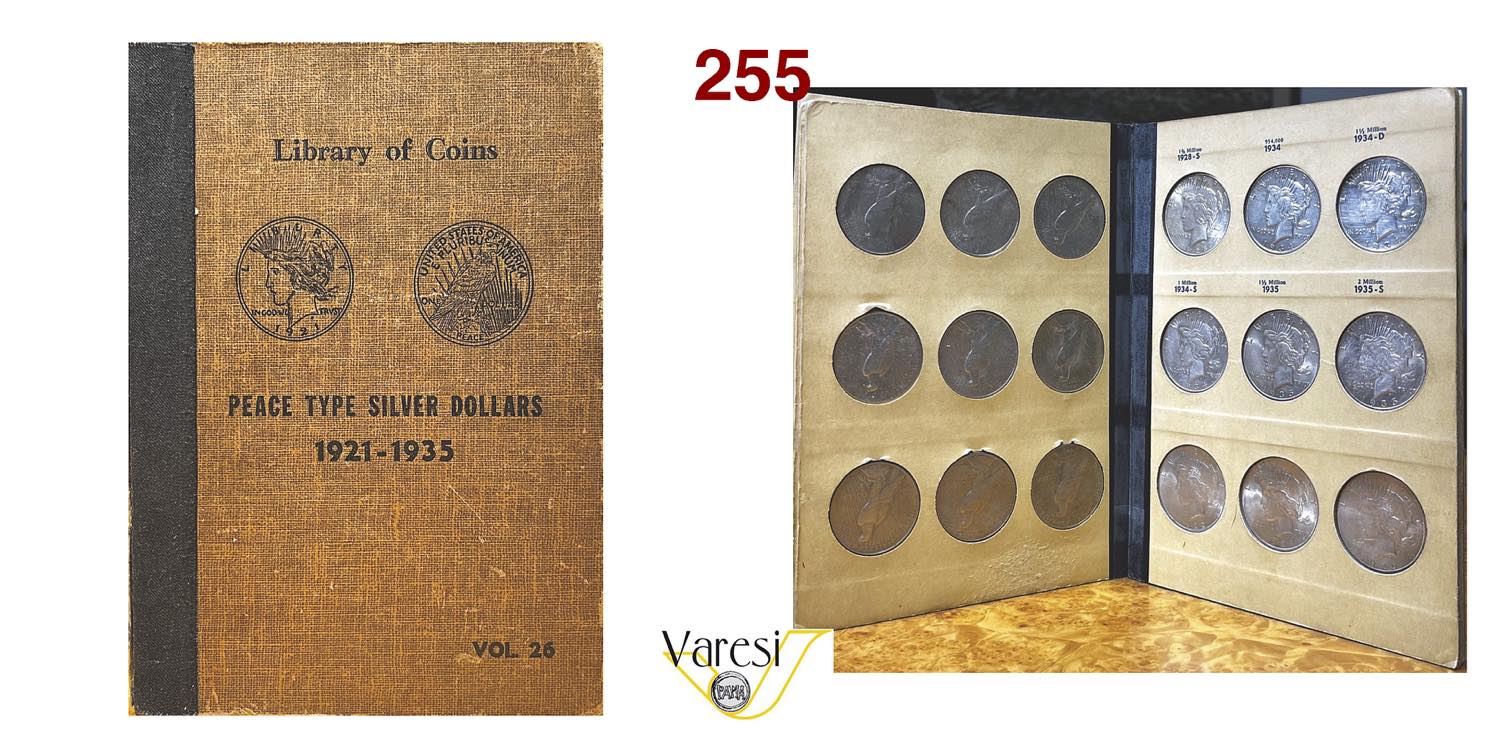 U.S.A. - Serie completa dei Dollari Peace dal ... - Aste numismatiche ...